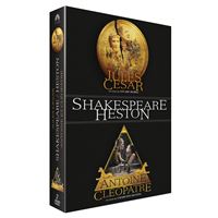 Coffret William Shakespeare, Charlton Heston - Jules César + Antoine et Cléopâtre, Grand ...