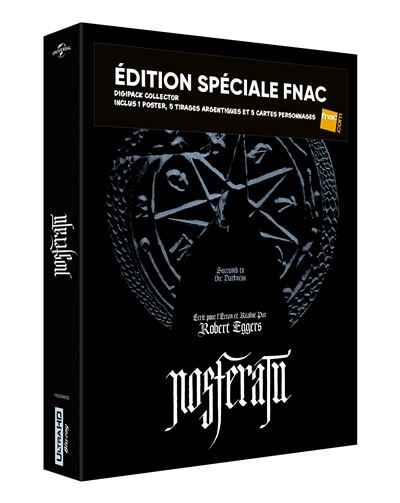 Nosferatu Édition Limitée Spéciale Fnac Blu-ray 4K Ultra HD - Robert Eggers - Précommande & date ...
