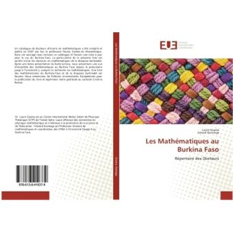 Les Mathématiques au Burkina Faso Répertoire des Docteurs - broché ...