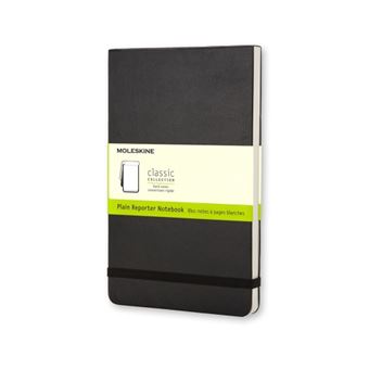 Bloc-notes blanc - Grand format - Couverture rigide noire - Bloc note ...