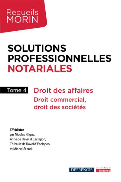 Solutions professionnelles notariales Droit des affaires, droit ...