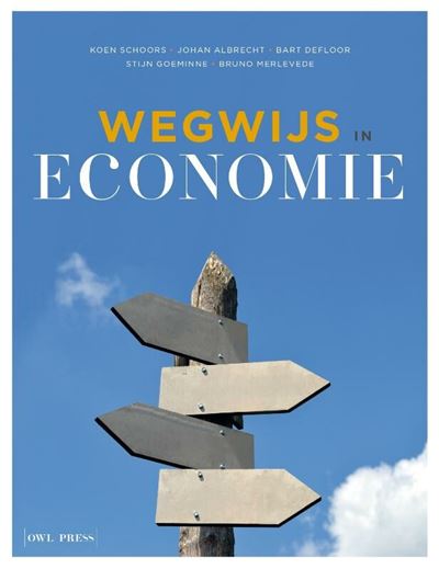 Wegwijs in economie - paperback - Koen Schoors, Boek Alle boeken bij ...