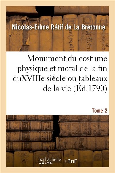 Monument du costume physique et moral de la fin du XVIIIe siècle ou ...