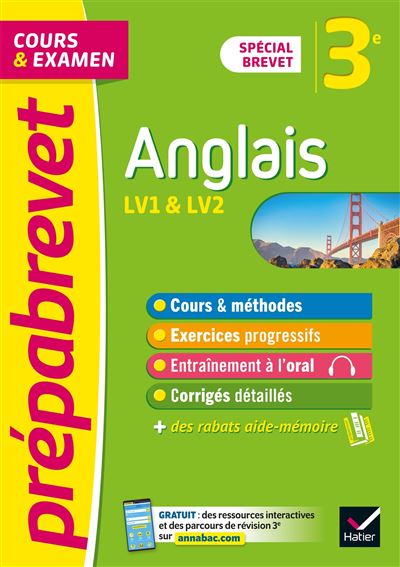 Prépabrevet Anglais 3e - Brevet 2023 Avec des compléments audio ... Prépabrevet Anglais 3e - Brevet 2023 Avec des compléments audio ...