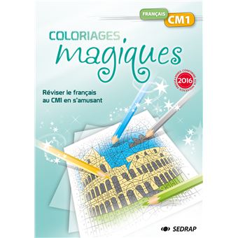 Coloriages magiques francais cm1 - fichier - broché - Collectif, Livre ...