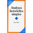 Analyses factorielles simples - BRY/XAVIER - Achat Livre | fnac