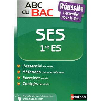 Le guide ABC Bac Cours et exercices - Abc bac reussite ses 1ere es ...