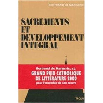 Sacrements et développement intégral - Bertrand de Margerie - Achat ...