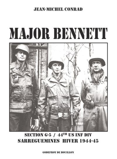 Major Bennett Section G5, 44th US INF DIV Sarreguemines hiver 1944-45 ...
