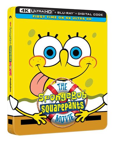 The Spongebob Squarepants Movie Steelbook Blu Ray 4k Ultra Hd Blu Ray