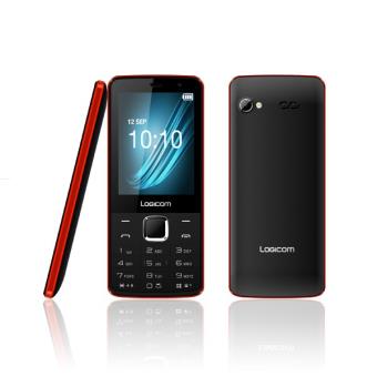 Téléphone mobile Logicom L-281 Noir/Rouge - Téléphone portable basique ...