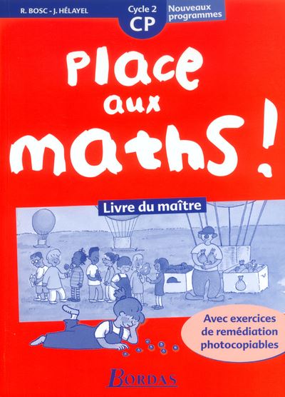Place aux maths cp livre du maitre 2003 - broché - Collectif - Achat ...