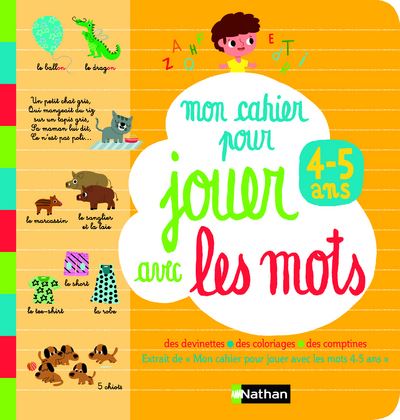 Pack premier dictionnaire nathan + cahier 4-5 ans Dictionnaire avec en ...