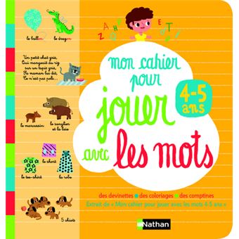 Pack premier dictionnaire nathan + cahier 4-5 ans Dictionnaire avec en ...
