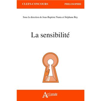 La sensibilité - Dernier livre de Jean-Baptiste Nanta - Précommande ...