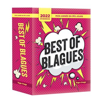 Mon année en 365 jours - Best of blagues - Éphéméride 2022 - cartonné ...