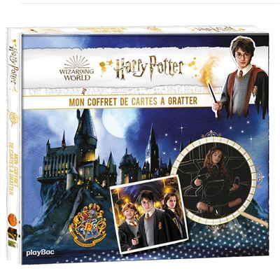 Harry Potter - Harry Potter Mon coffret cartes à gratter et à colorier ...