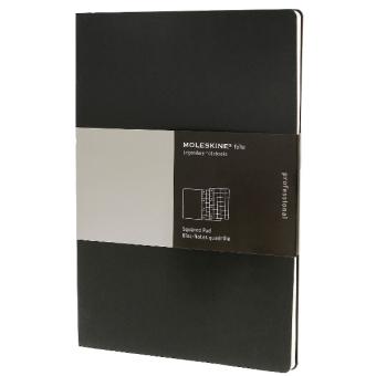 Bloc-notes quadrillé - Couverture noire - Bloc note papier - Achat ...