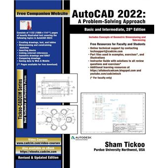 AutoCAD 2022: A Problem - Solving Approach, Basic and Intermediate, 28th Edition - ebook (ePub ...