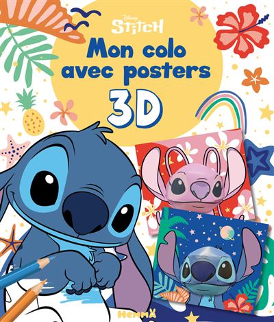 Disney Stitch - Mon colo avec posters 3D - Dernier livre de Collectif ...