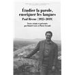 Étudier la parole, enseigner les langues Paul Rivenc (1925-2019 ...