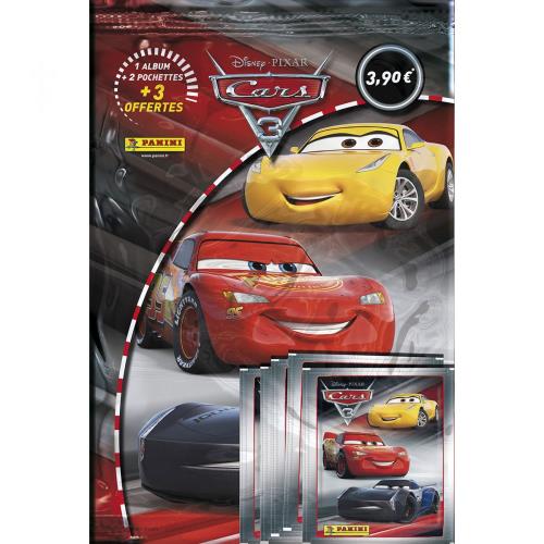 Album + 5 pochettes de 5 stickers Cars 3 Panini - Autres jeux créatifs ...