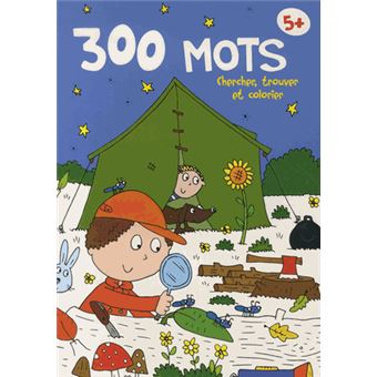 5+ 300 mots chercher trouver et colorier - broché - Collectif - Achat ...