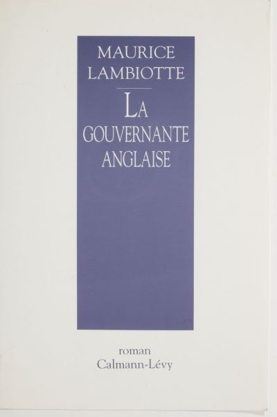 La gouvernante anglaise - broché - M. Lambiotte - Achat Livre ou ebook ...