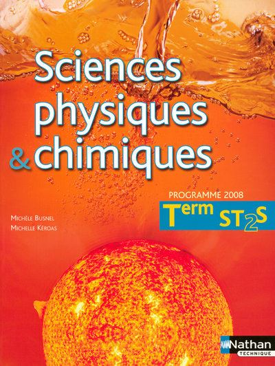 Sciences physiques et chimiques terminale st2s eleve 2008 - broché - Collectif - Achat Livre | fnac