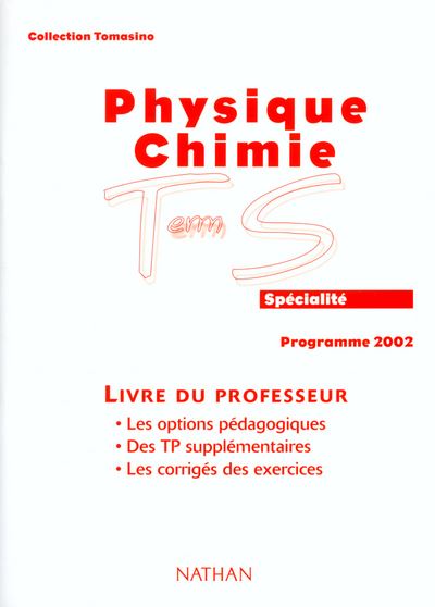 Physique-chimie specialite terminale s professeur - broché - Hélène ...