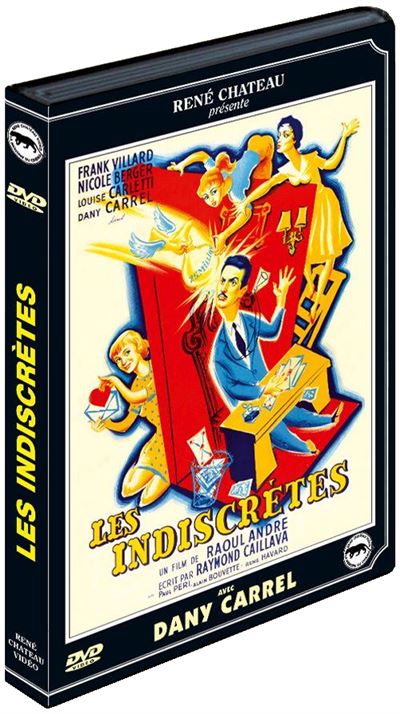 Les indiscrètes DVD - DVD Zone 2 - Raoul André - Dany Carrel - Franck ...