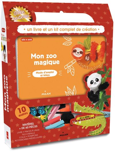 Mon zoo magique Avec 1 kit complet de création - Boîte ou accessoire ...