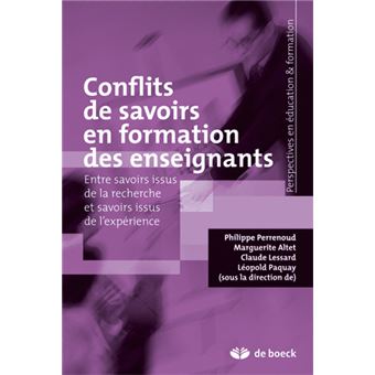 Conflits de savoirs en formation des enseignants 2008 - broché ...