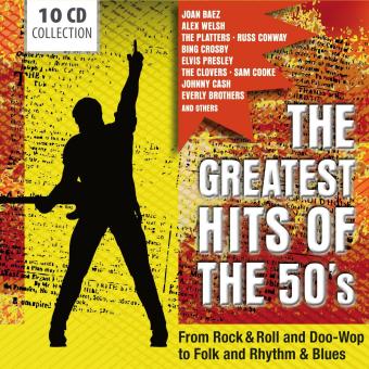 The greatest hits of the 50's Coffret 10 CD - Compilation Rock and Roll ...