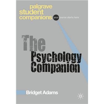 The psychology companion - Poche - Bridget Adams - Achat Livre ou ebook ...