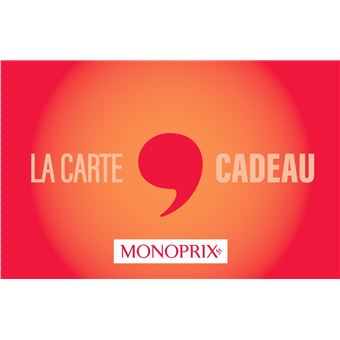 E Carte Monoprix 100€, Top Prix | fnac