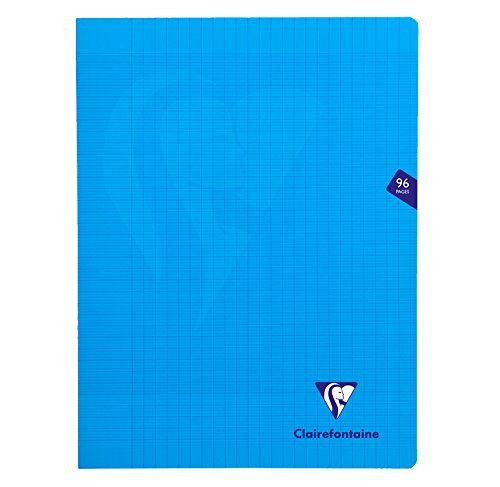 Cahier de 96 pages Seyès Clairefontaine Mimesys 24 x 32 cm Bleu ...