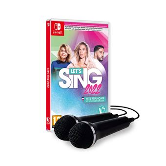 Let’s Sing 2022 avec 2 Microphones Nintendo Switch sur Nintendo Switch - Jeux vidéo | fnac Suisse