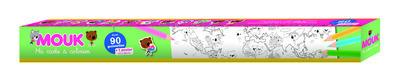 Mouk - Avec 90 gommettes et 1 poster - Mouk - Ma carte à colorier avec ...