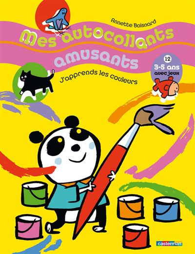Mes autocollants amusants t12 j'apprends les couleurs Livre avec ...