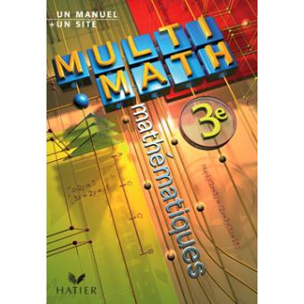 Multi-Math 3e - Livre De L'eleve - broché - Picchiottino-Jd+bern ...