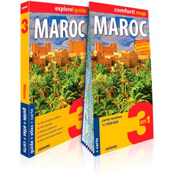 Maroc (Explore! Guide 3En1) 3 en 1, guide, carte et atlas, Edition 2018 - broché - Collectif ...