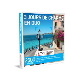 Coffret cadeau Smartbox 3 jours de charme en duo - Coffret cadeau - Achat & prix | fnac