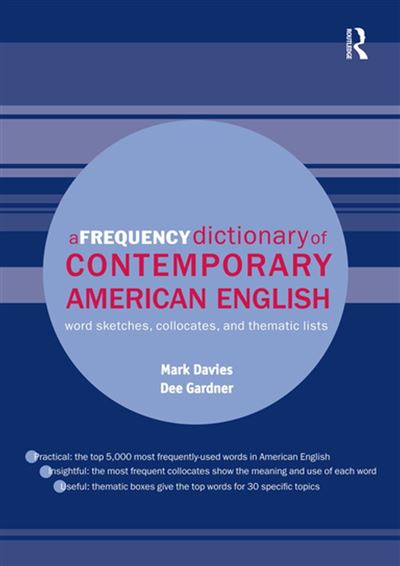A frequency dictionary of contemporary american english - Poche - Mark ...