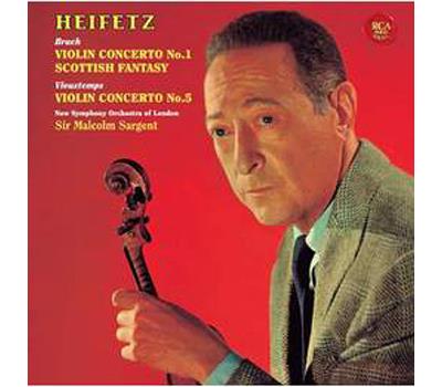 Violin Concerto number 1 in G Minor and number 5 - Jascha Heifetz - CD ...