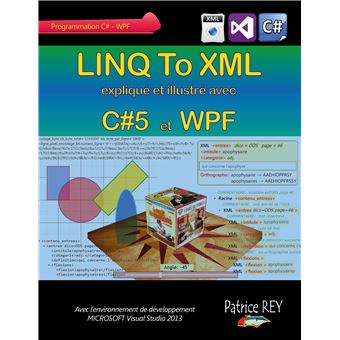 LINQ To XML avec C#5 et WPF Avec VISUAL STUDIO 2013 - broché - Patrice Rey - Achat Livre | fnac