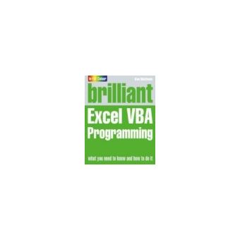 BRILLIANT EXCEL VBA PROGRAMMING - broché - Frye - Achat Livre | fnac