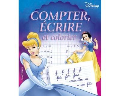 Disney Princesses - Disney Princesses compter - écrire et colorier ...