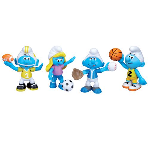 Pack Activités Schtroumpfs Sport et 4 Figurines 6 cm Bandai - Figurine ...