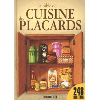 Bible de la cuisine des placards (la) Tome 0 - cartonné - Brozinska anastas. - Achat Livre | fnac